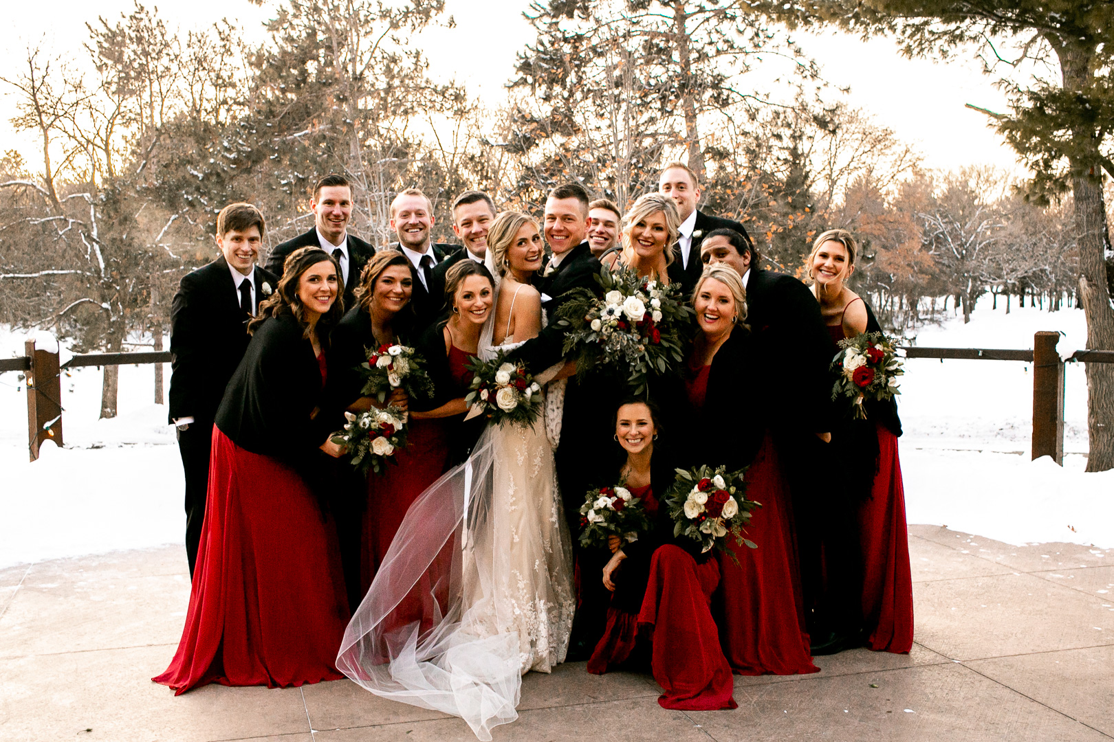 Jordan + Kaylee | Minnesota Winter Wedding - lephotodesign.com