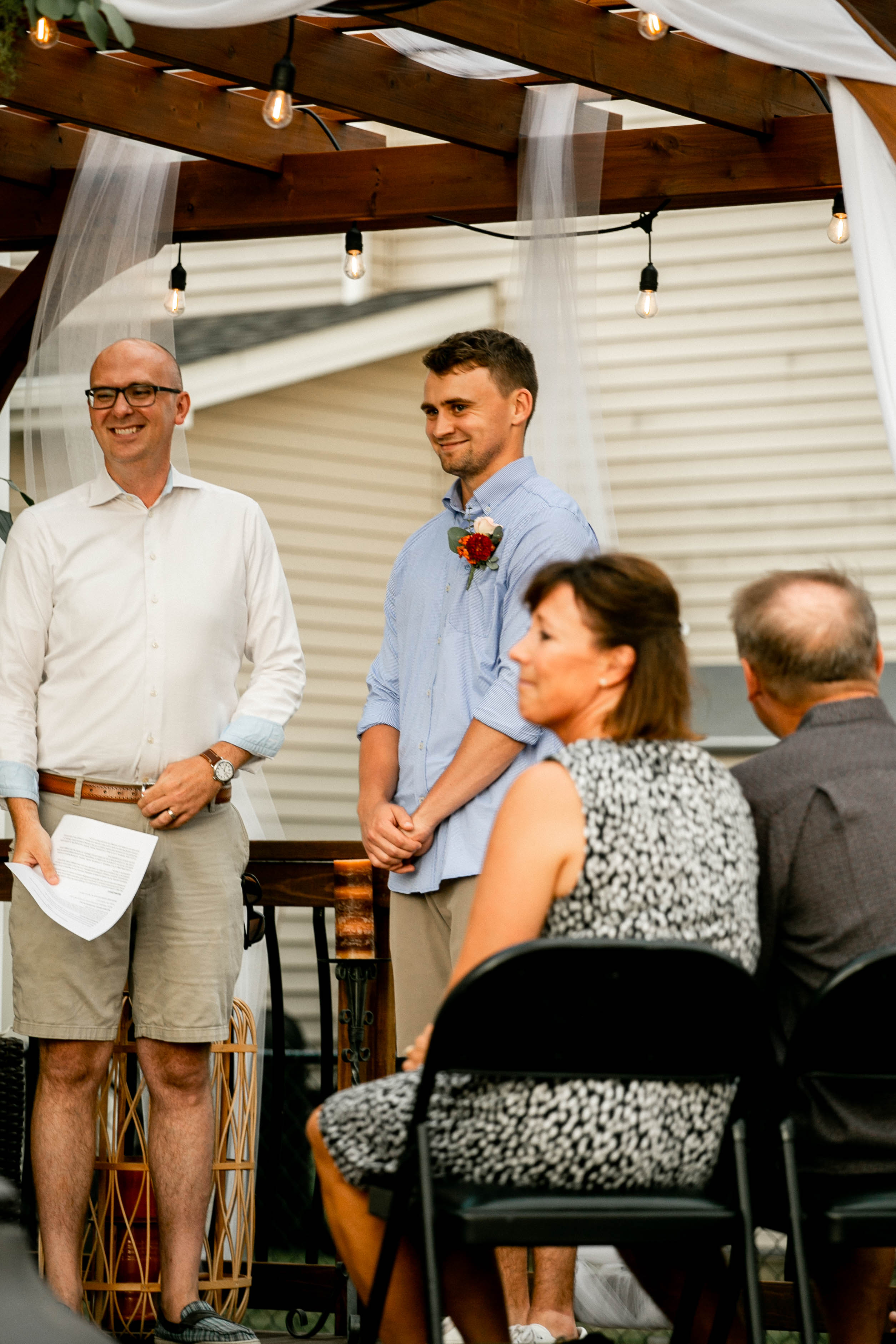 Jake + Kenzie | Intimate Backyard Wedding - lephotodesign.com