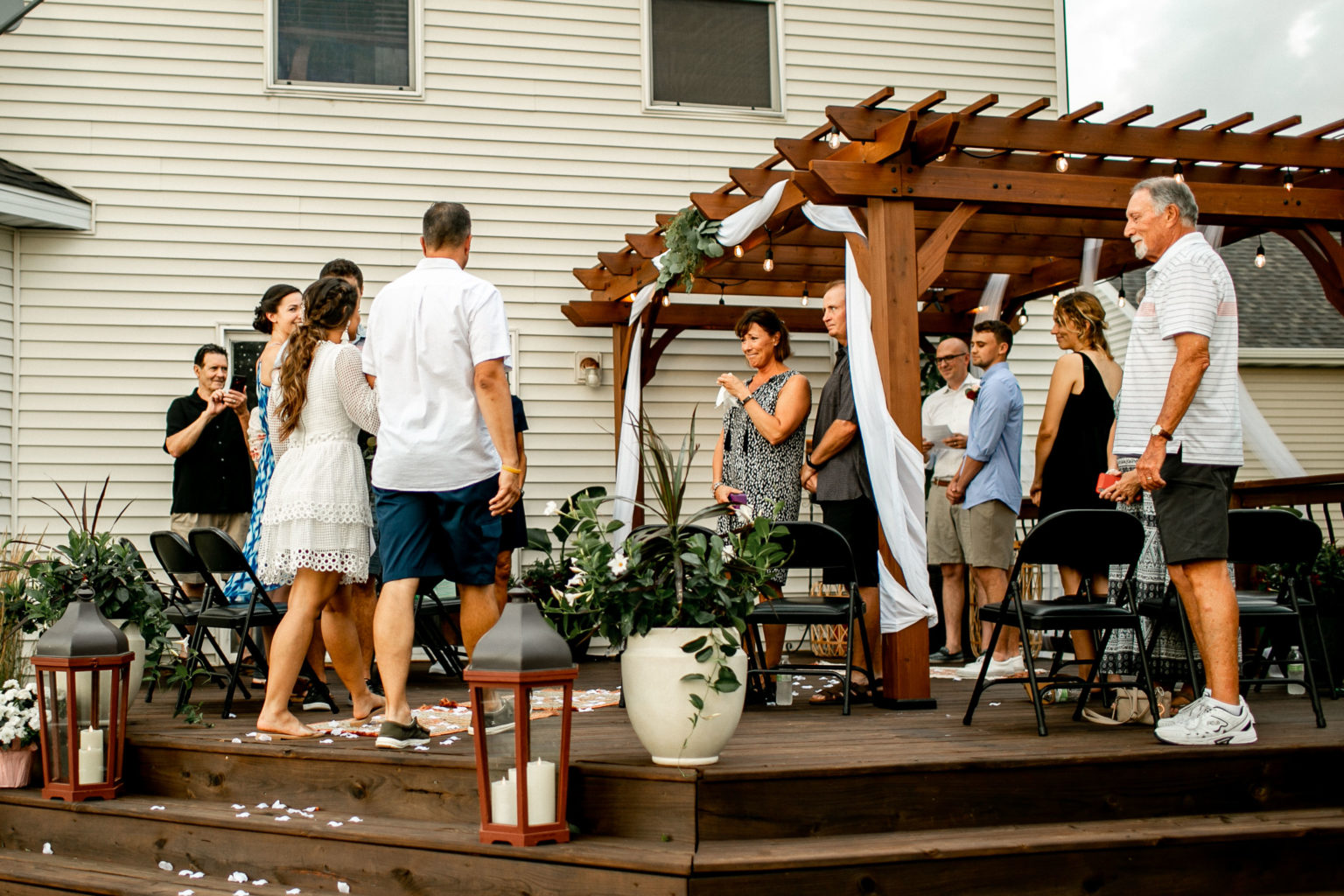 Jake + Kenzie | Intimate Backyard Wedding - lephotodesign.com