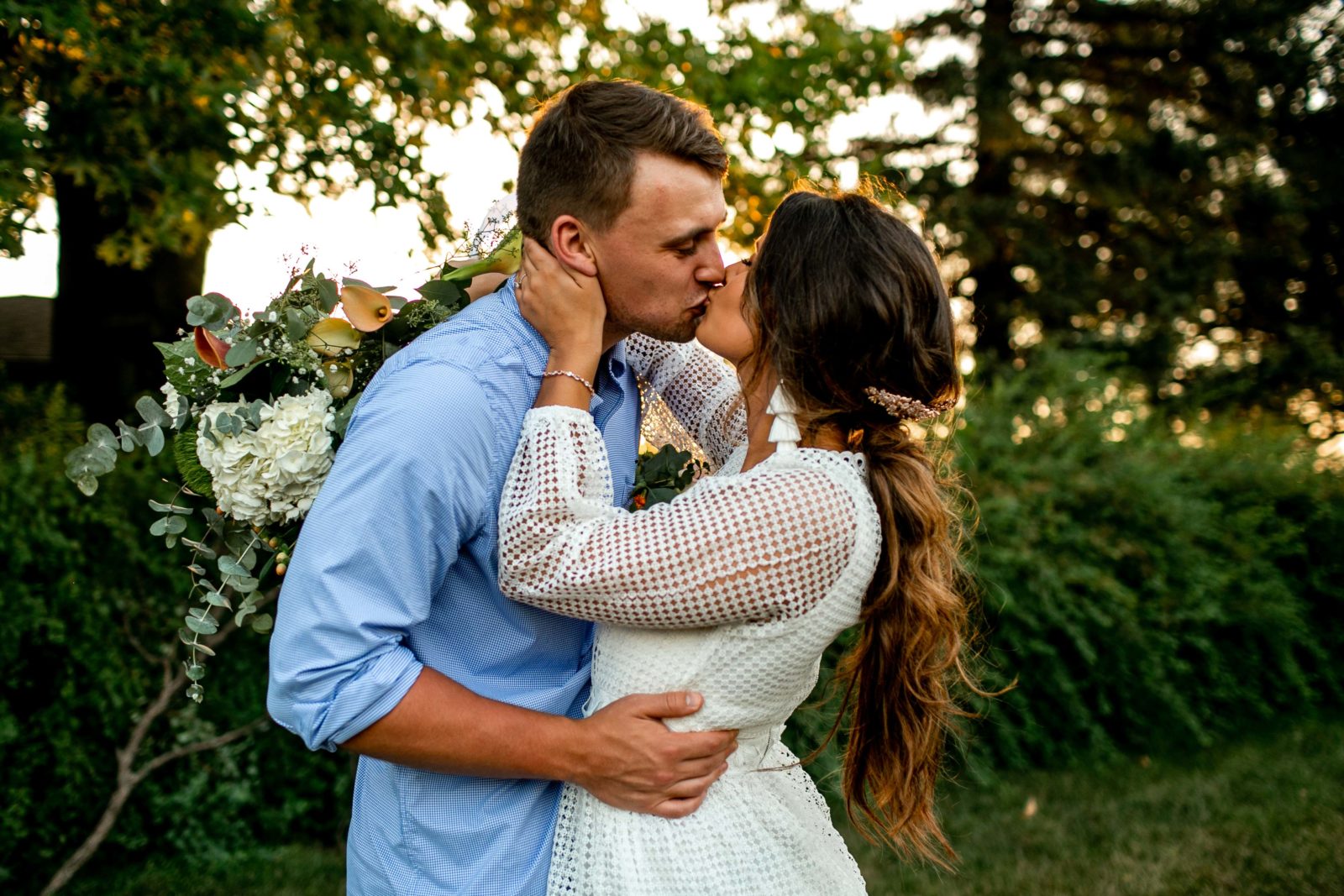 Jake + Kenzie | Intimate Backyard Wedding - lephotodesign.com